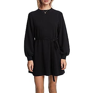 Bandier SJ-SJB10004-Sincerely Jules x The Dahlia Sweatshirt Dress-Black-S