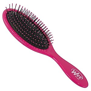 Wet Brush Original Detangler Hair Brush - Punchy Pink - Exclusive Ultra-soft IntelliFlex Bristles - Glide Through Tangles With Ease For All Hair Types - For Women, Men, Wet And Dry Hair
