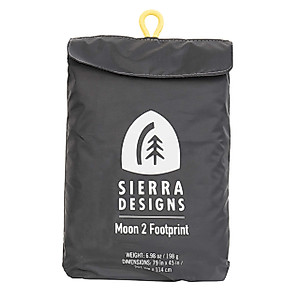 Sierra Designs Full Moon 2 Tent Footprint, Lightweight, WR/PU1800mm, Fitted Ground Camping Tarp Designed for The Full Moon 2 Person Tent