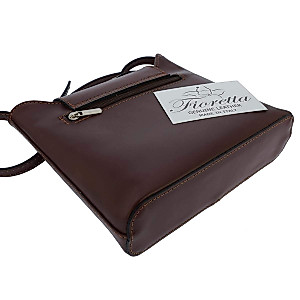 Fioretta Italian Genuine Leather Crossbody Shoulder Bag Handbag For Women