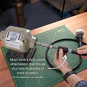 ENKAY - Heavy Duty Flex Shaft with 1/4 inch Keyless Chuck (56 inches)