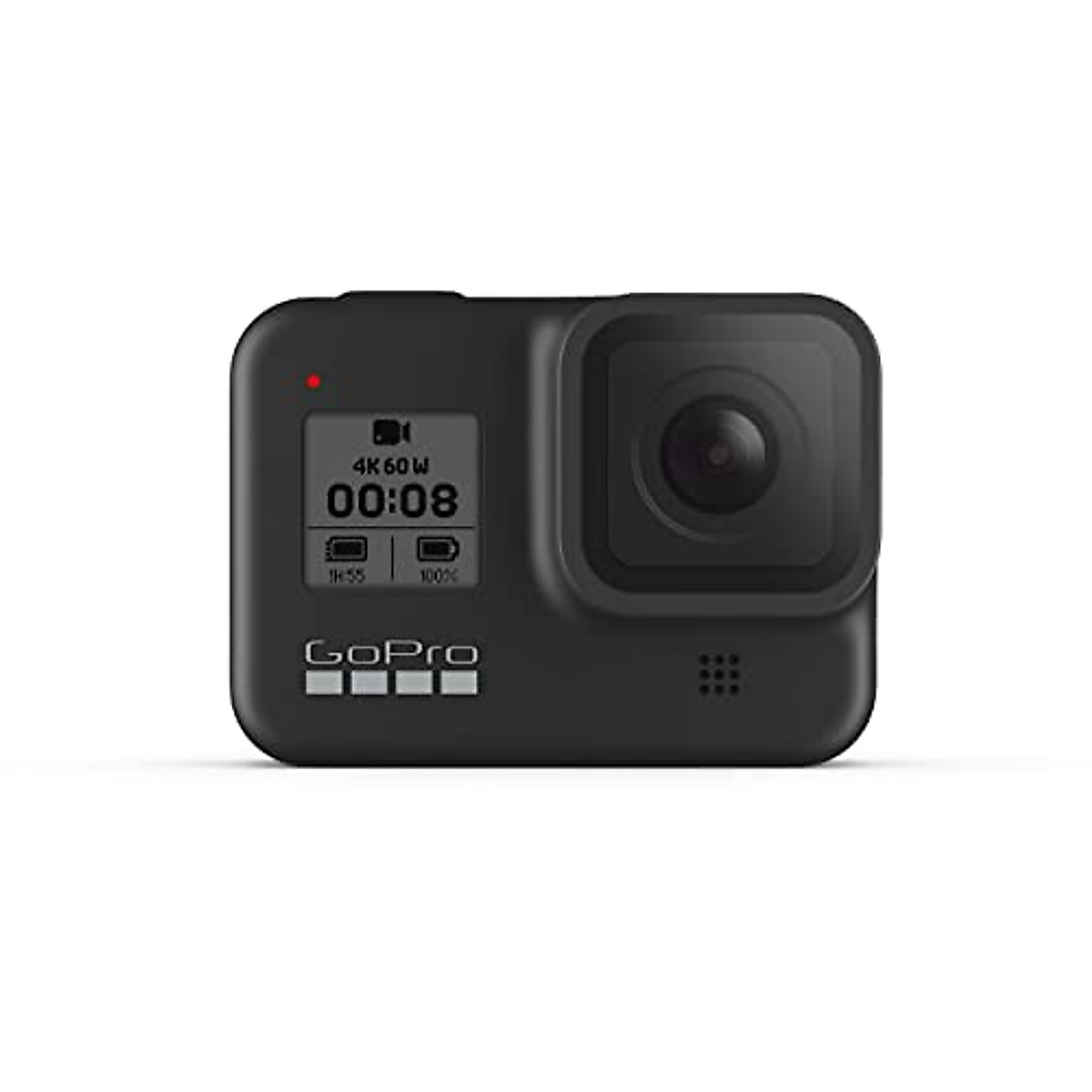 GoPro HERO8 Black Action Camera Bundle with Dual Battery Charger & Includes 3 Total Batteries with case.