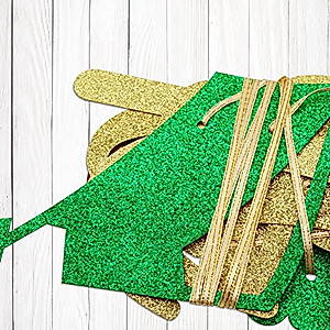 Camplorette Banner, Camp Bachelorette Banner, Bridal Shower Banner, Bachlorette Decorations, Pre-strung, Gold Glitter