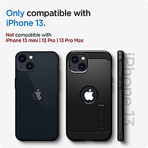 Spigen Tough Armor [Extreme Protection Tech] Designed for iPhone 13 Case (2021) - Black