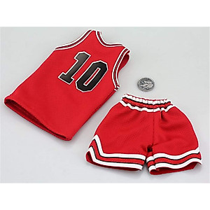 HiPlay 1/6 Scale Male Figure Doll Clothes, Basketball Clothes Suit for 12 inch Action Figure HS013 (Basketball Clothes)