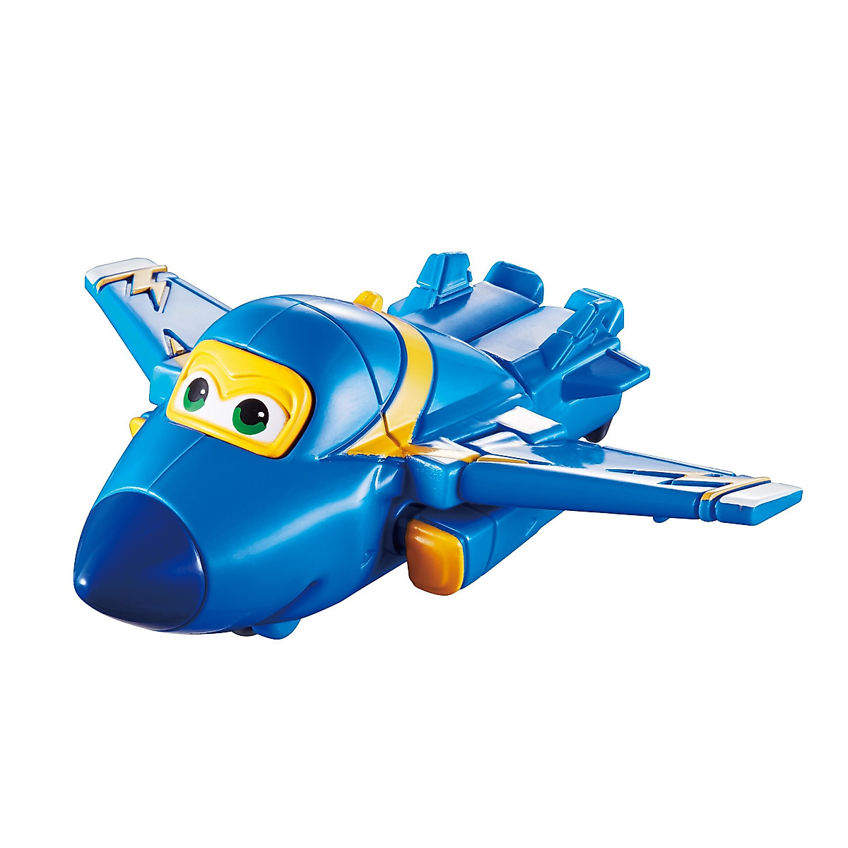 Super Wings - – Jerome’S Stunt Bot | Transforming Toy Vehicle Set | Includes Transform-A-Bot Jerome Figure | 2" Scale