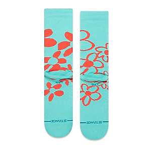Stance Surf Check By Russ Crew Socks (Large, Blue)