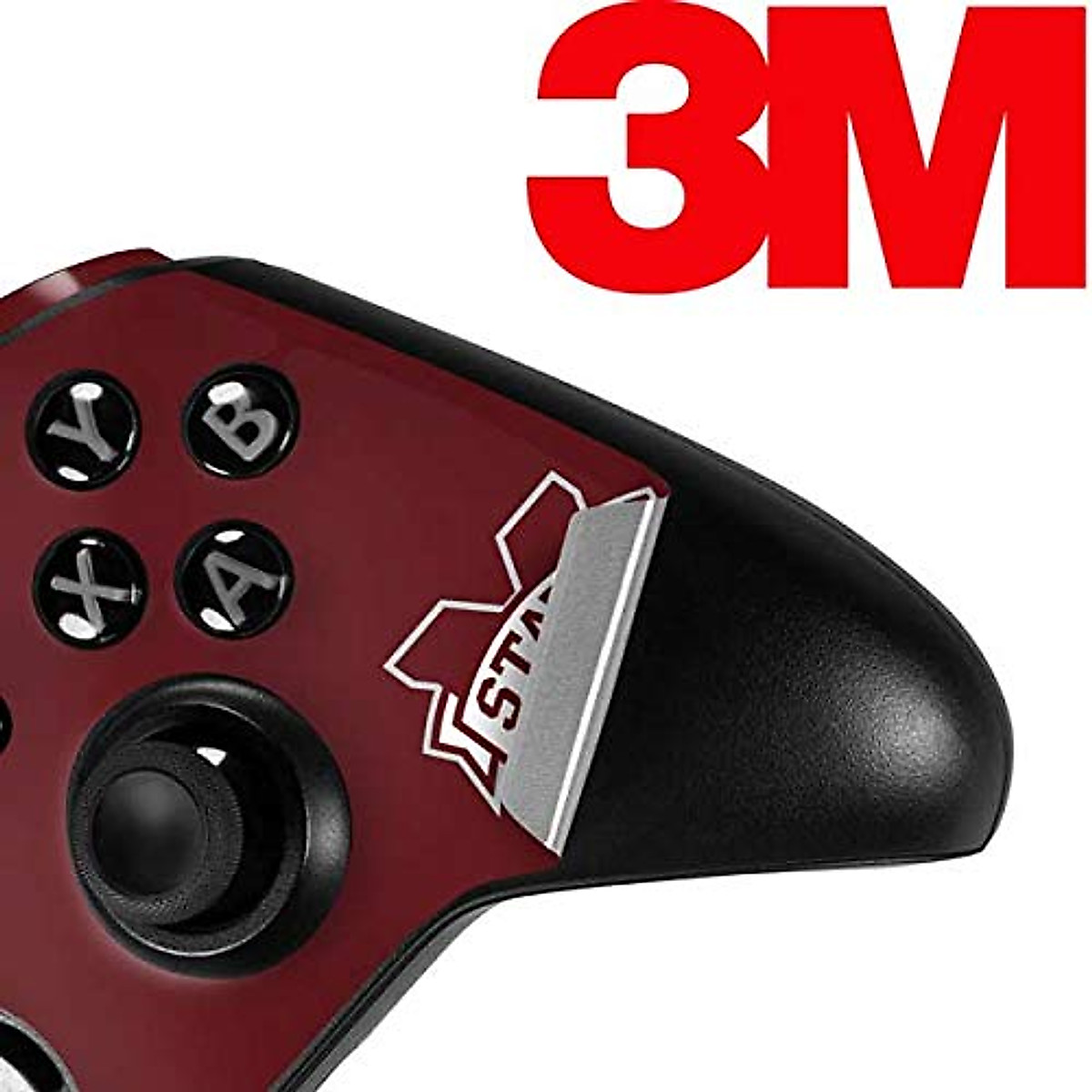 Skinit Decal Gaming Skin Compatible with Xbox One Elite Controller - Officially Licensed College Mississippi State Logo Design