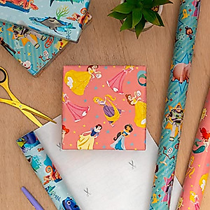 Hallmark Disney Wrapping Paper Bundle - 6 Rolls in 3 Fantastic Designs