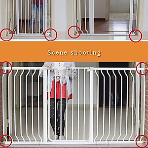 Pressure Baby Gates Threaded Spindle Rods, Walk Thru Gates Accessory Screw Bolts M10 x 80MM for Baby and Child Safety gate Stairway Barrier Pet Dog Isolation Fence 4 Pcs (Orange)