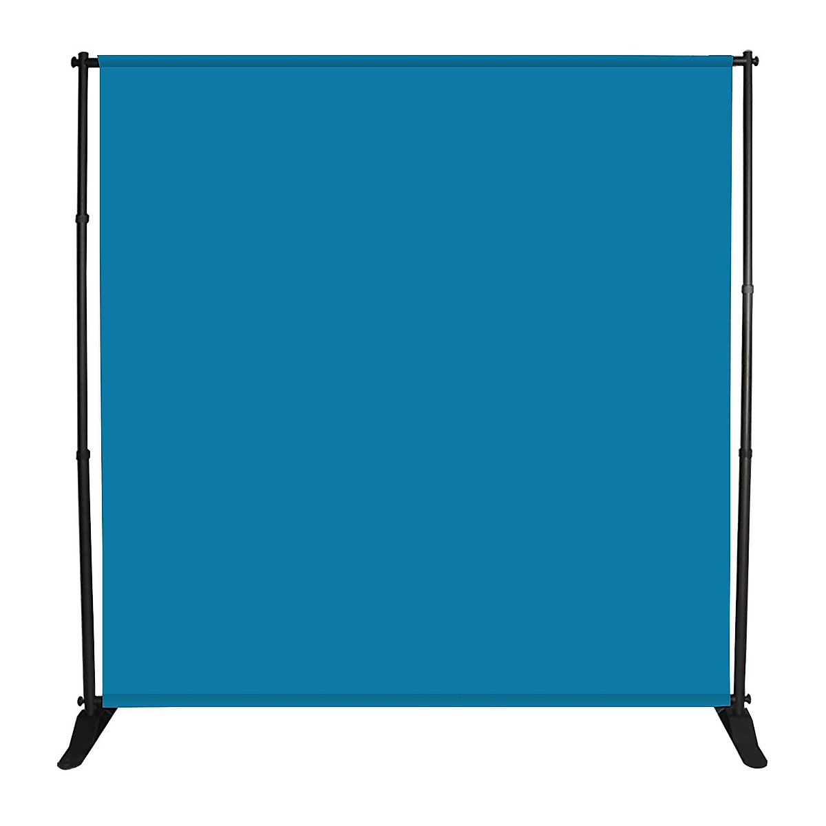 BannerBuzz Photography Backdrop Stand 10’ X 8' Background Support System for Photo Studio, Wedding, Portrait & Video Shoot (Graphic: 10' W X 8' H, Blue)