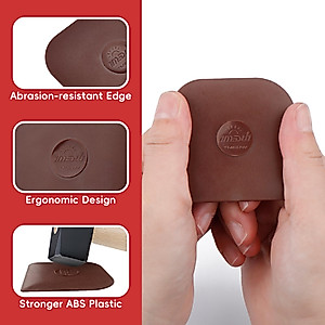 Pan Scraper, 10 Pcs Pot Scraper, Pan Scraper Plastic, Multifunctional Scraper Tool for Kitchen, Non-Slip, Food Safe, High Heat Resistant