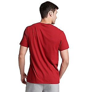 Russell Athletic mens Cotton Performance Short Sleeve T-shirt T Shirt, Cardinal, X-Large US