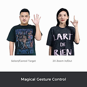 OBSBOT Tiny 1080P PTZ Webcam with AI Tracking, Auto Framing, Noise Reduction, and Gesture Control