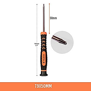 Screwdriver for Playstation 4 & 5, TECKMAN T9 Torx Security Screwdriver for PS3 PS4 PS5 Tear Down, Cleaning and Repair