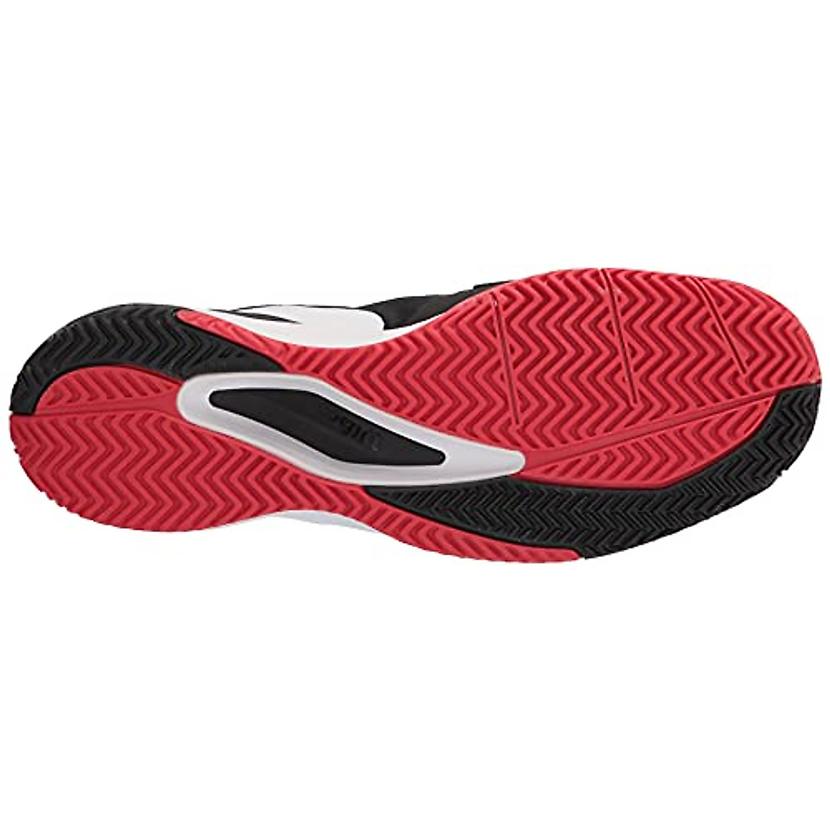 Wilson Men's Rush PRO 3.0 PB Pickleball Shoe, Black/White/Infrared, 10