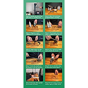 Brampton PRO-FIX Long Cure Golf Epoxy - Full Set Work Life - Extra Strength - Golf Epoxy for All Golf Shafts, Golf Heads, Drivers, Putters, and Irons - Engineered for The Golf Industry (8 oz Kit)