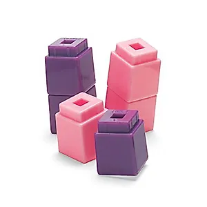 Didax Educational Resources, Pink, Unifix Cubes Bag of 100