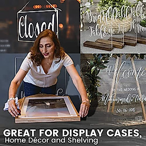 (2 Pack) 1/8" Thick Clear Acrylic Sheets - 24" x 36" Pre-Cut Plexiglass Sheets for Craft Projects, Signs, Sneeze Guard, and More - Cut with Laser, Power Saw, or Hand Tools