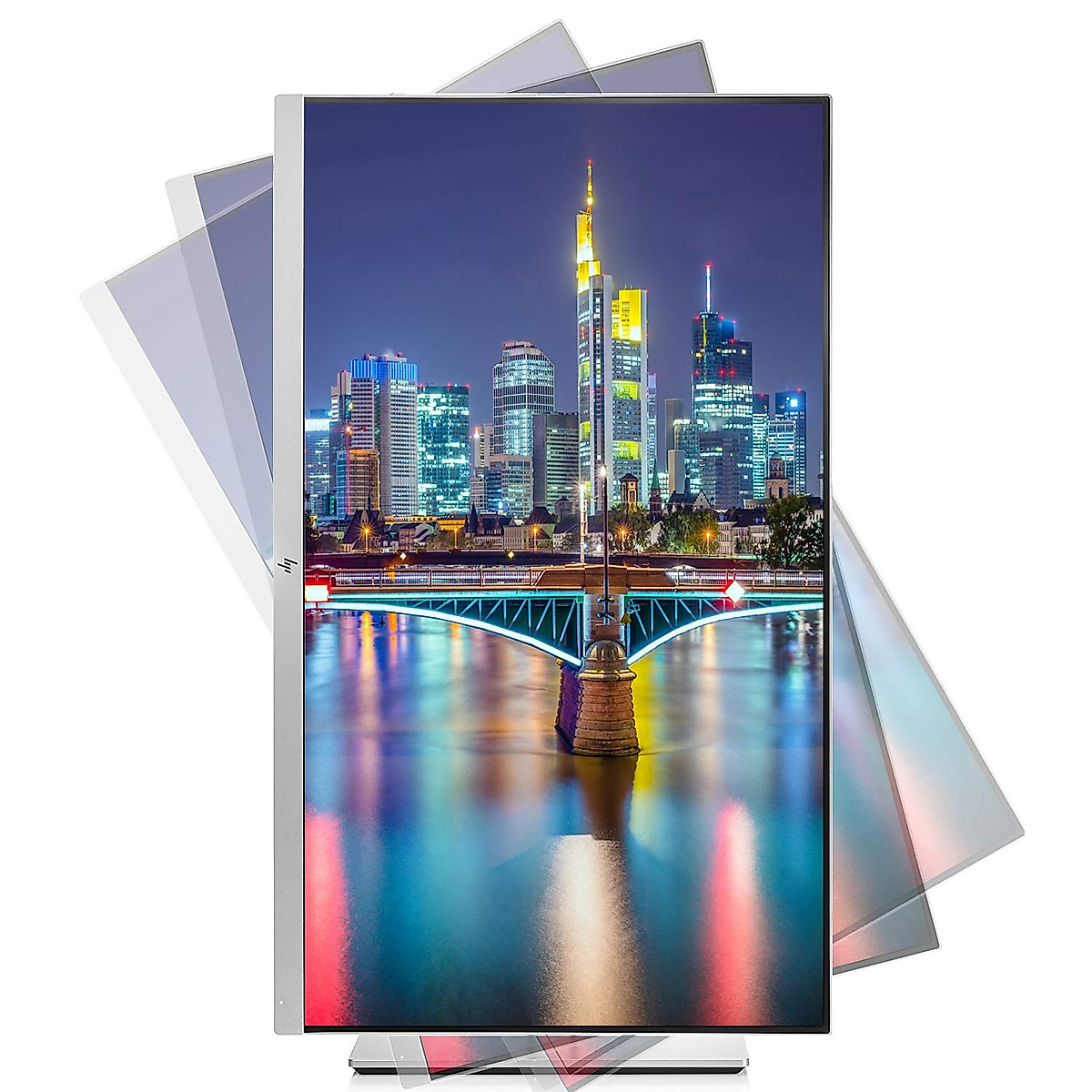 HP EliteDisplay E273q 27 Inch LED Backlit Monitor 2-Pack, WQHD 2560 x 1440 (1FH52A8#ABA)