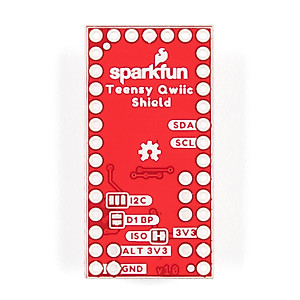 SparkFun Qwiic Shield Compatible with Teensy (not Included) - 4.0, 3.2, or LC Footprint Compatible - 3.3V