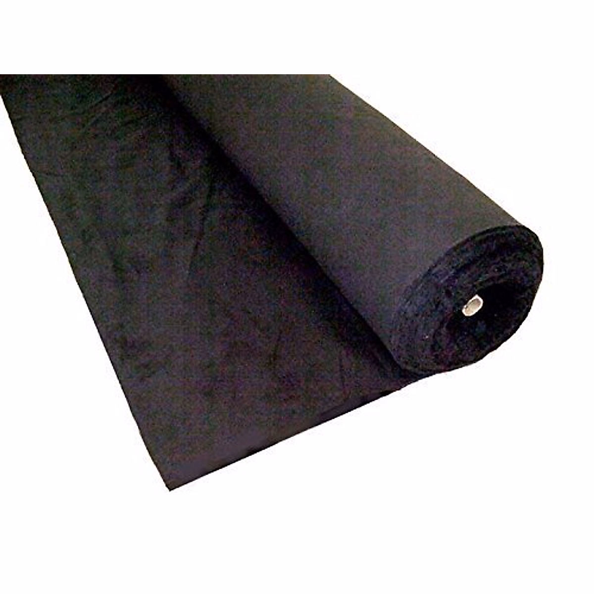 OnlineEEI, Black Duvetyne Brush Finished Fabric Bolt, 54 in Wide, 50 Yards Long