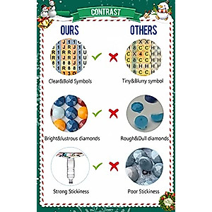 Christmas Diamond Painting Kits,Winter Diamond Art Kit for Adults,5D Paint with Diamond Full Drill for Parents-Children Interaction,Wall Décor