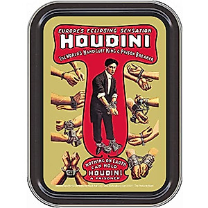 Stash Tins - Houdini Storage Container 4.37" L x 3.5" W x 1" H