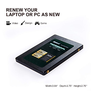 INLAND Professional 240GB SSD 3D NAND SATA III 6Gb/s 2.5" 7mm Internal Solid State Drive (240G)