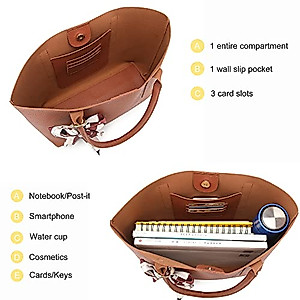 Soft Pebbled Faux Leather Tote Shoulder Bag with Bowknot Large Capacity Satchel Handbag Purse