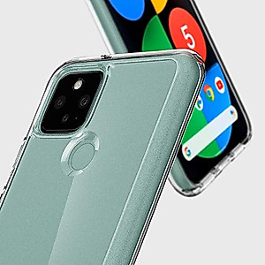 Spigen Ultra Hybrid Designed for Pixel 5 Case (2020) - Crystal Clear