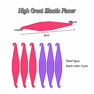 EvaGO 600 Pieces Medium 3.5 Ounce Orthodontic Elastic Rubber Bands, 3/16 and 1/4 Inch Rubberbands Fix Tooth Gap with 6 Pieces Free Elastic Placer for Braces