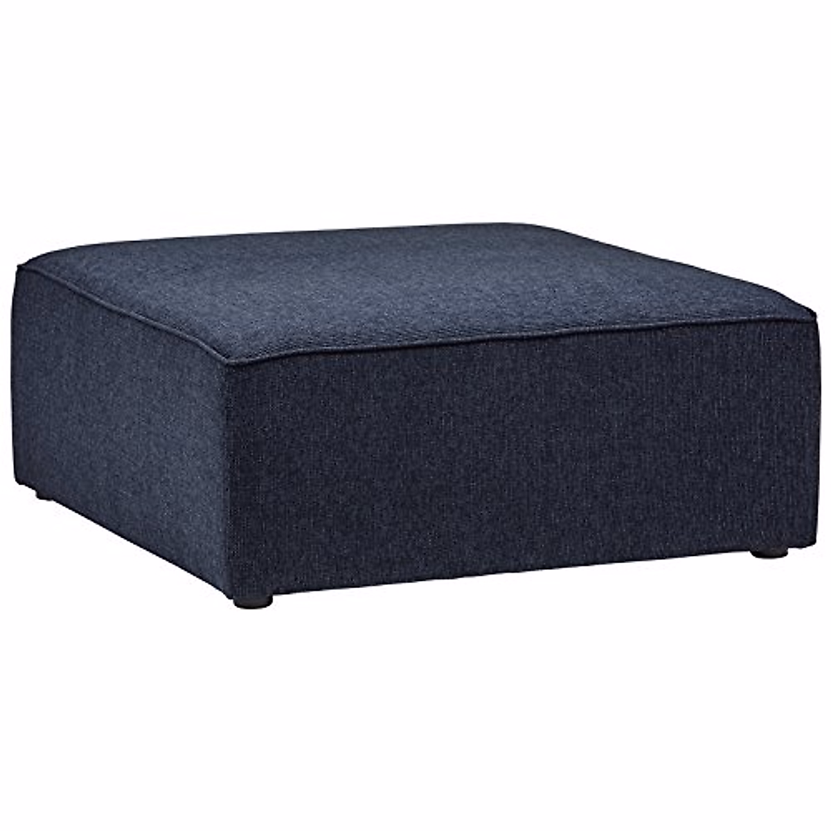 Amazon Brand - Rivet Audrey Modern Square Ottoman, 39"W, Denim