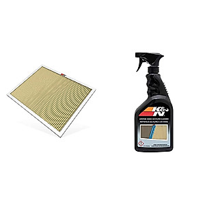K&N 16x20x1 HVAC Furnace Air Filter & K&N 99-6010 Furnace filter cleaner bundle