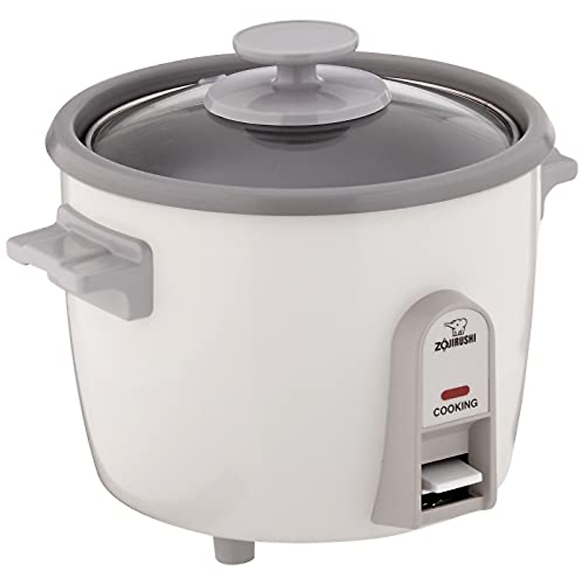 Zojirushi NHS-06 3-Cup (Uncooked) Rice Cooker, White (-WB)