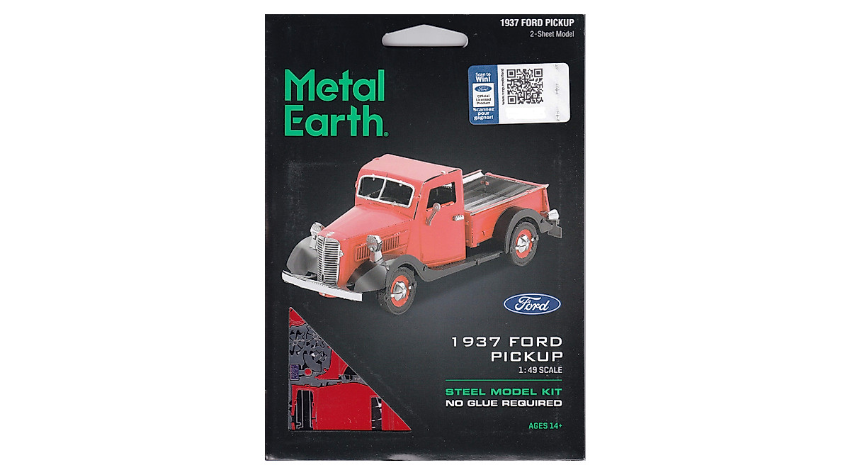 Metal Earth 1937 Ford Pickup 3D Model Kit - DIY Vintage Car