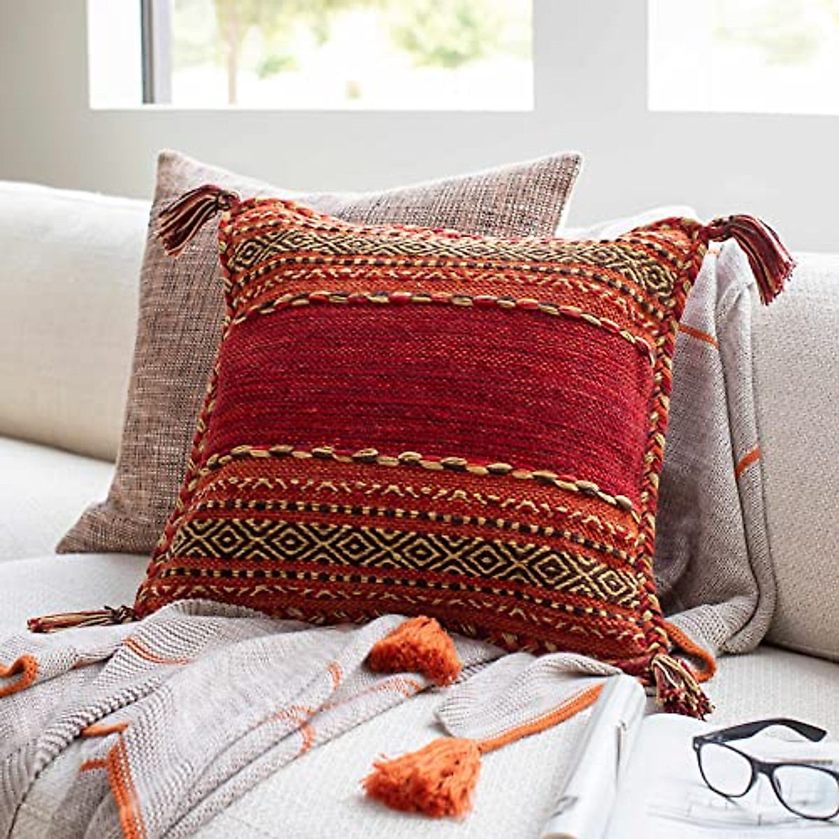 Hauteloom Trussville 18" X 18" Pillow Kit Pillow Cover