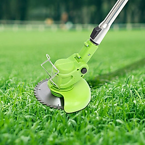 MengK 24V Electric Cordless Grass Trimmer Heavy Duty Weed Strimmer Cutter Garden Tool