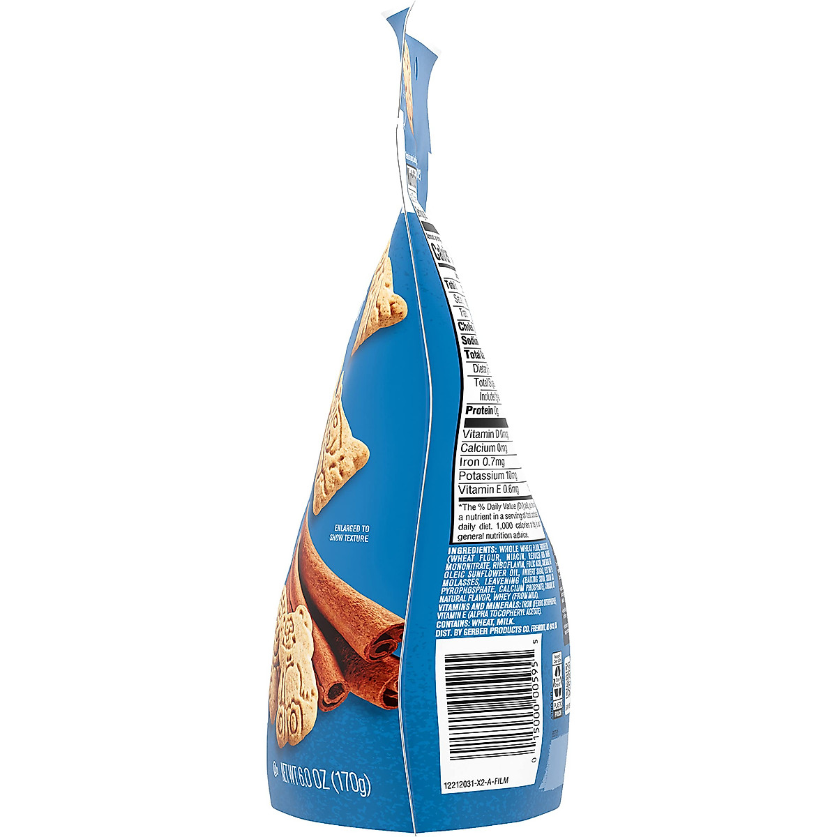 Gerber Graduates Cinnamon Graham Animal Crackers, 6 ounce (Pack of 12)