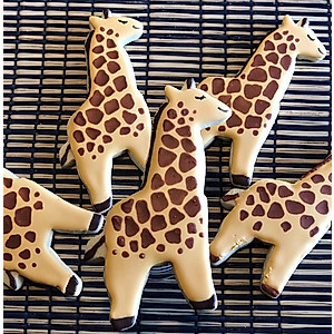 Giraffe Cookie Cutter, 4.75" Made in USA by Ann Clark