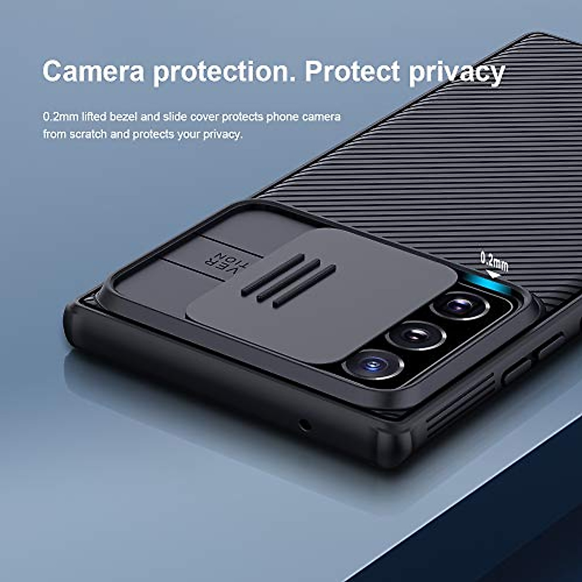 Samsung Galaxy Note 20 Ultra/Note 20 Ultra 5G Phone Case,Camera Protection Slide Protect Cover Lens Protection Case (for Samsung Galaxy Note 20 Ultra)