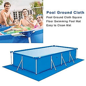 Swimming Pool Cover, Anti Dust Rainproof Pool Cover Rectangular Pool Cover for Garden Home (Color : 220x150CM)