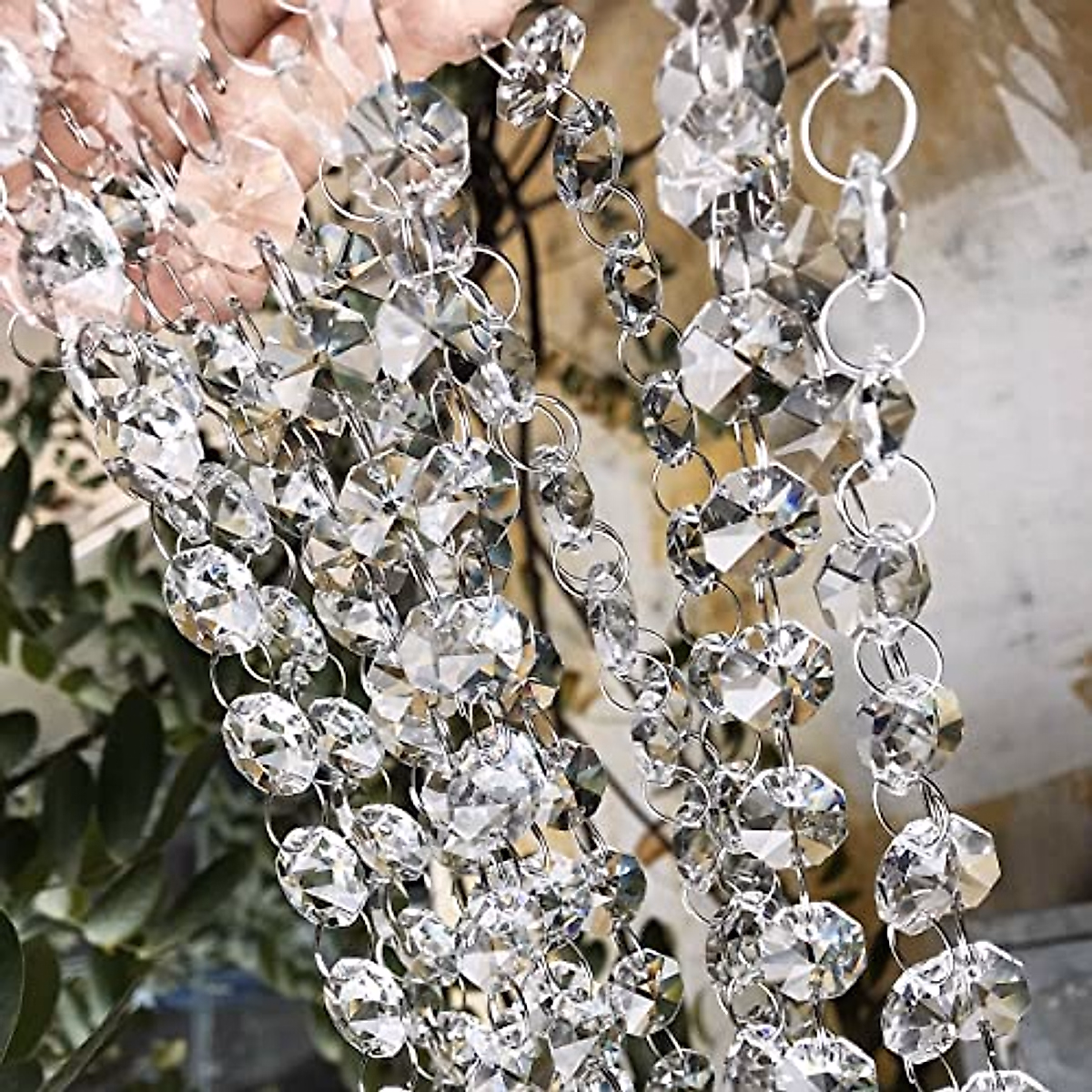 LANLONG Set of 2 Crystal Wedding Table Centerpieces Gold Flower Stand Vases Centerpiece Decorations for Reception Party Home Decor