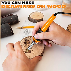 Hot Knife Plastic Cutter Tool Electric Wood Burning Kit - Electric Cutting Tools for Crafts Hot Knife Cutting Tool for Plastic Wood Burning Tool - Electric Hot Knife Cutter Woodburning Tools Xmas Gift