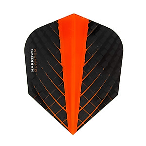 Sure Grip Viper Orange Soft Tip Darts with Dart Case & Accessories Choice of Flights 16 or 18 Grams Plus I Love Darts Bracelet (Harrows Quantum, 18g)