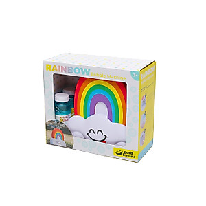 Good Banana Unicorn Bubble Machine, Cordless Automatic Bubble Maker, Blower for Kids, 2 Bottles of Solution, Indoor and Outdoor Play, Backyard, Patio, Bath Time, Big Billows of Colorful Bubbles