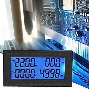 Ampere Meter, YB5140DM 0~20A 60~500V Voltmeter Multi Function AC Digital Ammeter Current Meter
