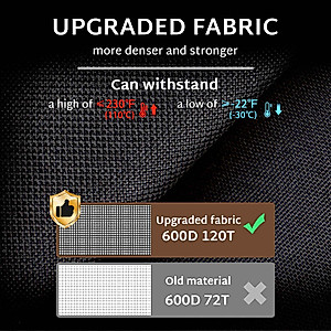 iBirdie Outdoor Sectional Cover for 85''x85'' V-Shaped Patio Sofa Waterproof Weatherproof 600D Heavy Duty Garden Furniture Cover Outside Sectional Couch Cover V Shape