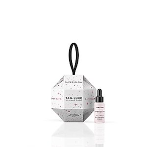 TAN-LUXE SUPER GLOW Self Tan Serum Gift Set, (10 ml) Daily Gradual Self Tanning Skincare, Cruelty Free & Vegan, Gift for women & men