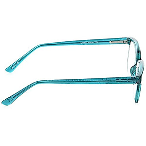 Sofia Vergara x Foster Grant Women's Alicia Reading Glasses Rectangular, Crystal Teal, 50 mm + 2.5